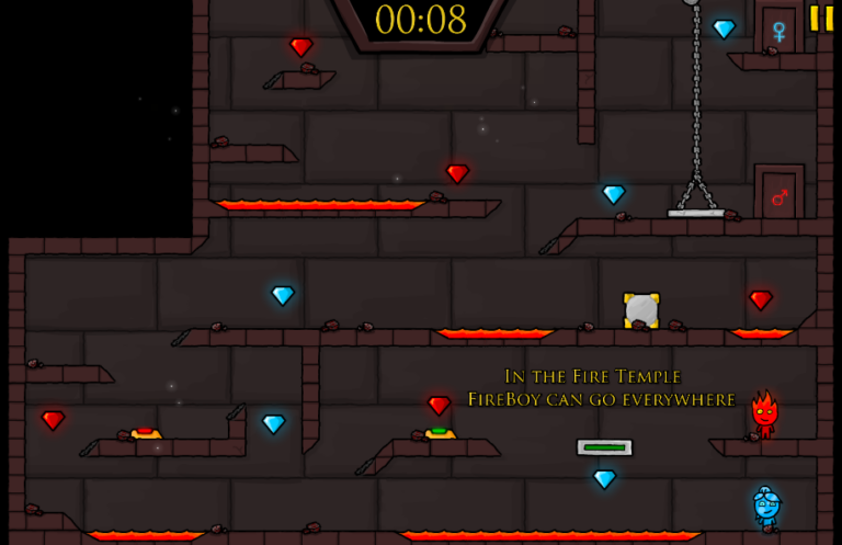 Fireboy and Watergirl In The Elements Temple – GameJIT