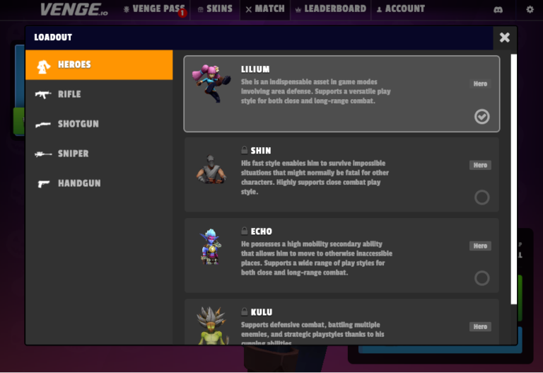 venge.io FPS 온라인 웹게임 – GameJIT