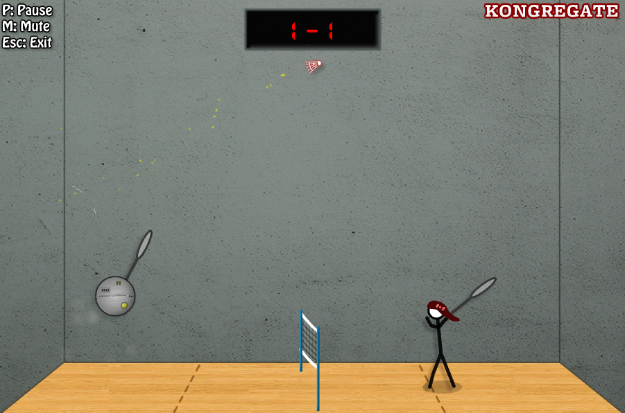 Stick Figure Badminton 2 – 2 Player Badminton Game – GameJIT